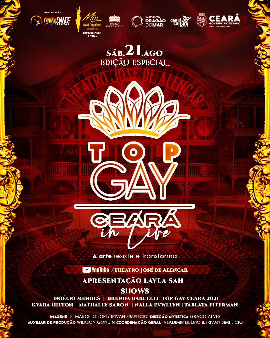 Youtube do Theatro José de Alencar traz edição especial do concurso de ...