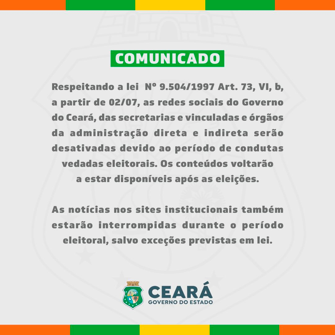 Comunicado Eleitoral Secretaria Da Cultura