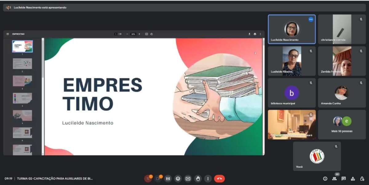 Sistema Estadual de Bibliotecas Públicas do Ceará (SEBP/CE) promoveu ...